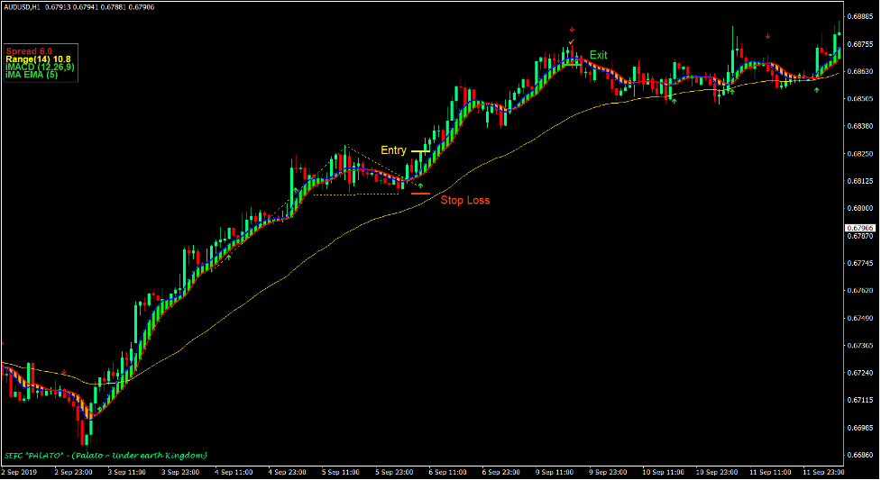 SEFC Momentum Continuation Forex Trading Strategy - ForexMT4Indicators.com