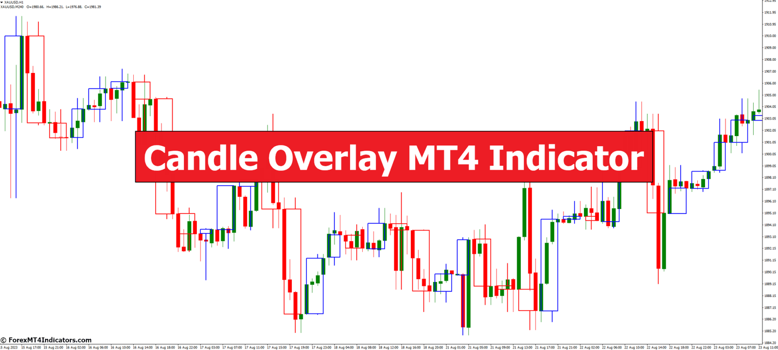 Candle Overlay MT4 Indicator - ForexMT4Indicators.com